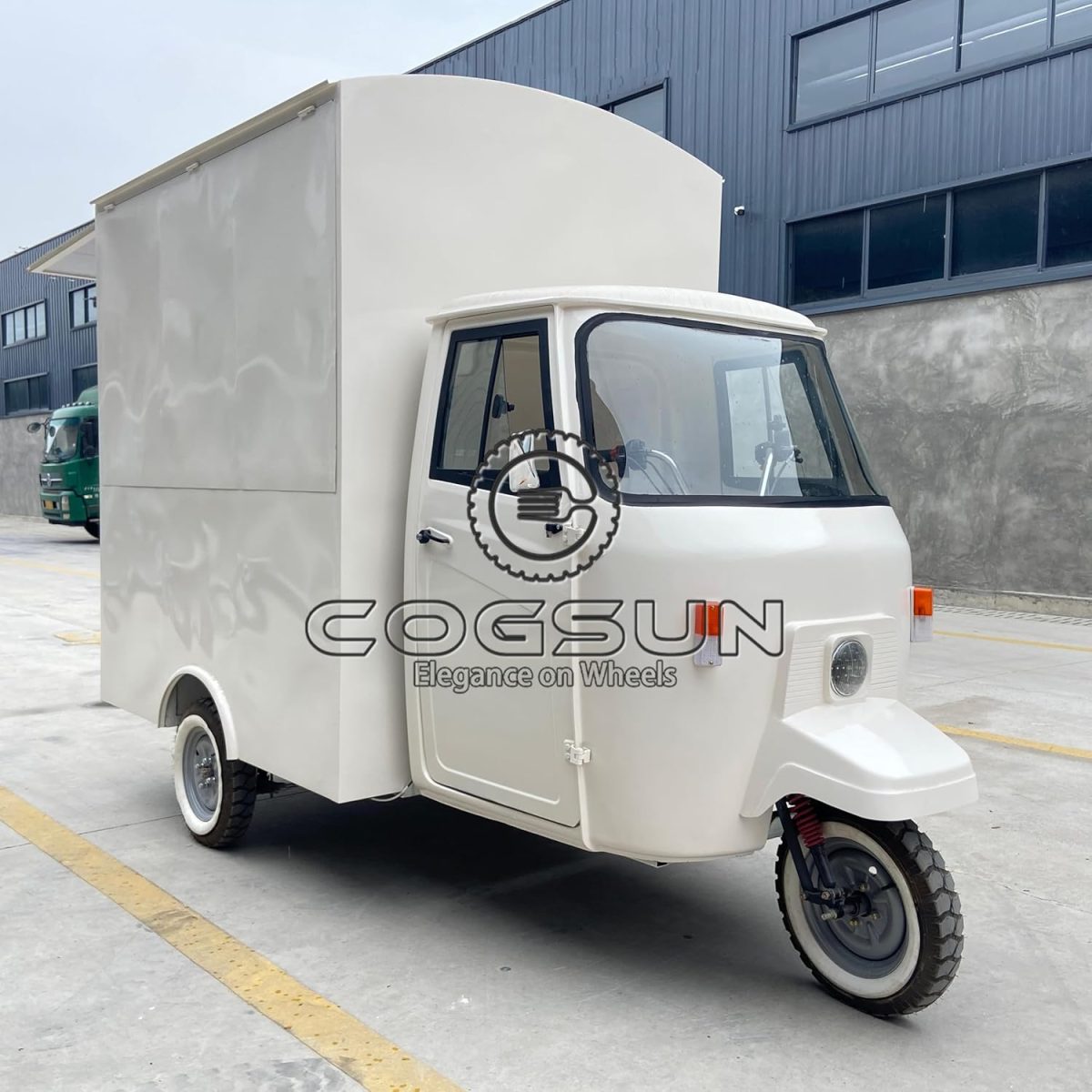 Electric Piaggio APE Food Truck | Mobile Hot Dog Food Truck for Sale ...
