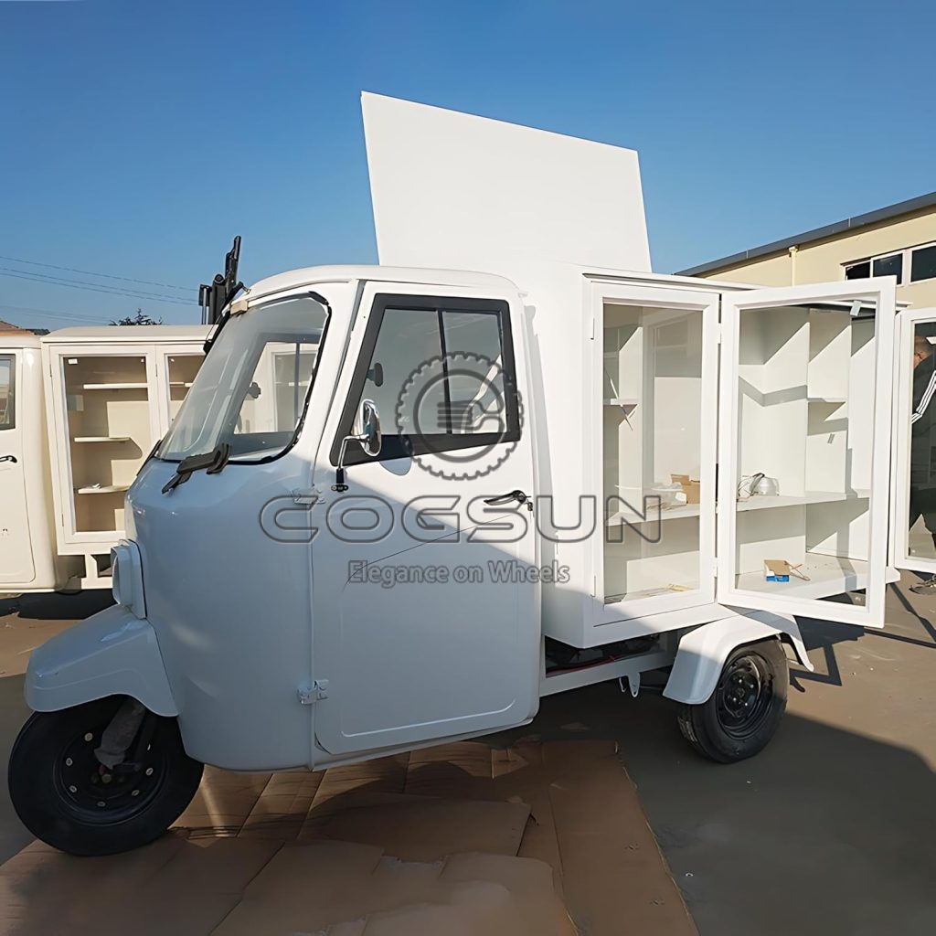 11.5FT Piaggio APE Food Truck | Commercial 5 Tap Beer Kegerator Food ...