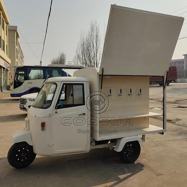 Concession Piaggio APE Food Truck with 4 Beer Tap Dispensers | Electric ...
