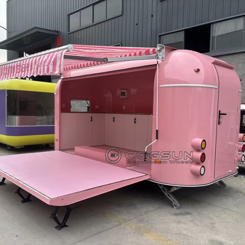 13FT Pink Airstream Trailer for Jewelry and Accessories - Cogsun